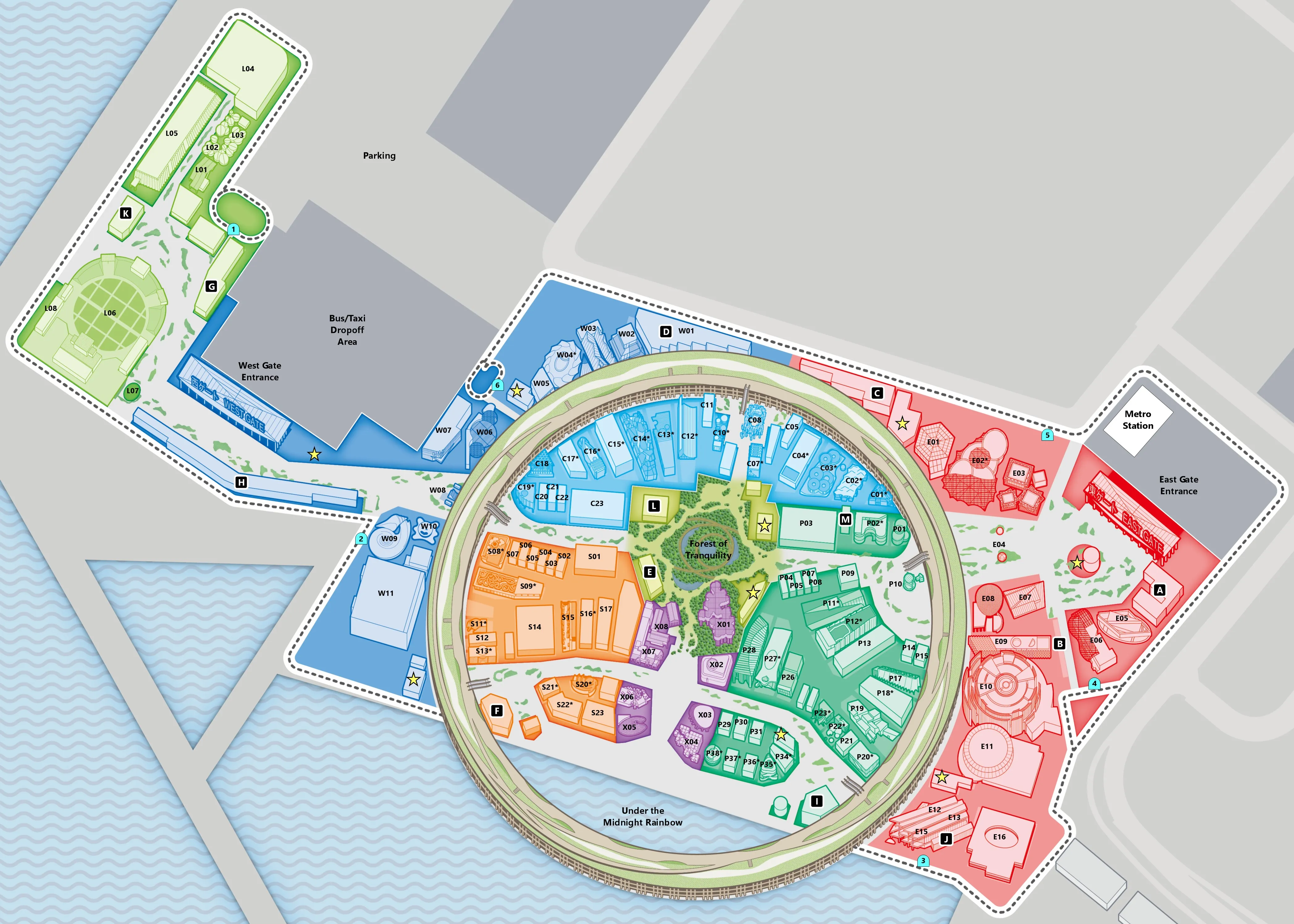 Expo 2025 Osaka Map (Unofficial)